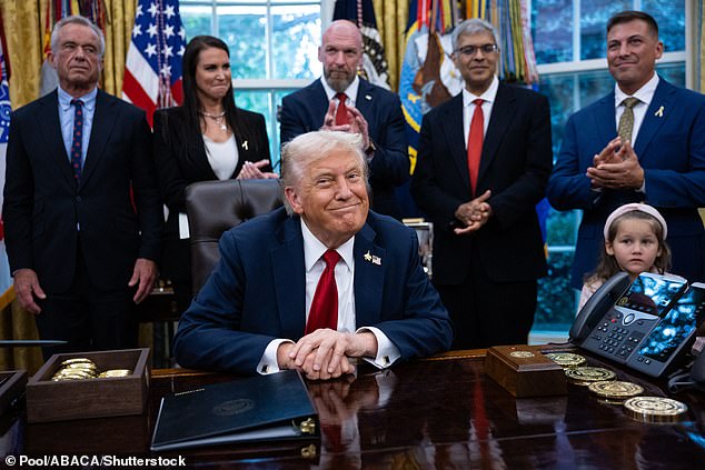 Trump proves trolls wrong about 'disappearance' as he appears alongside ...