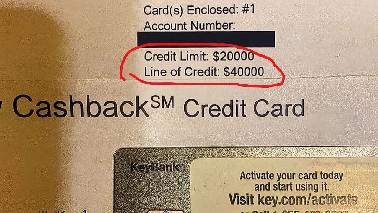 $60,000 Key Bank Business Card & LOC (No Hard Pull)