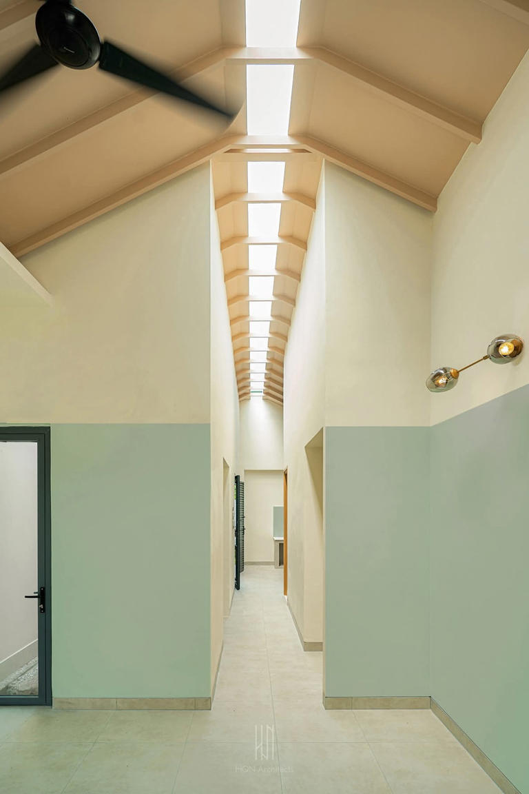 Nhà 85m2 có sân vườn lấy ánh sáng