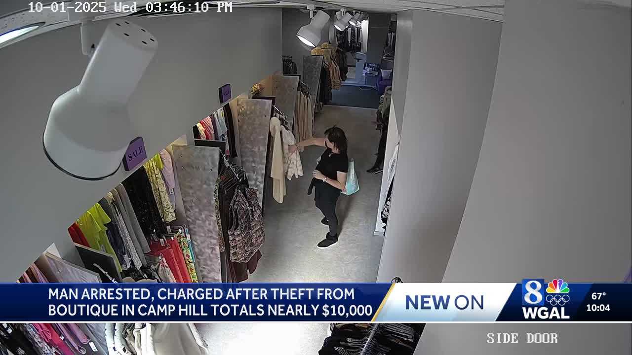 Caught on camera: Thief steals thousands in merchandise from Cumberland ...