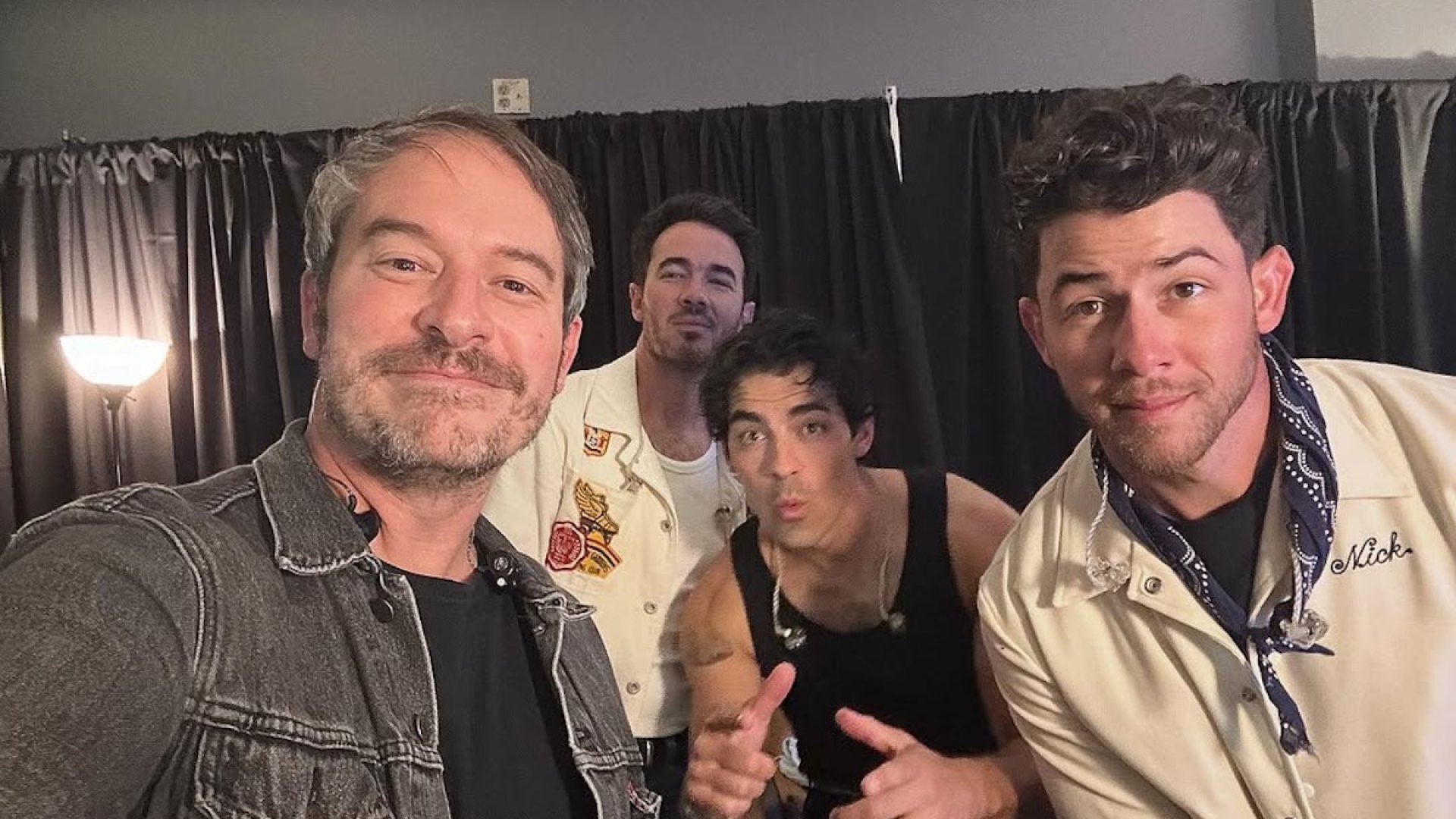Dave Elkins of Mae Joins the Jonas Brothers at Denver Concert: ‘Let's Go!'