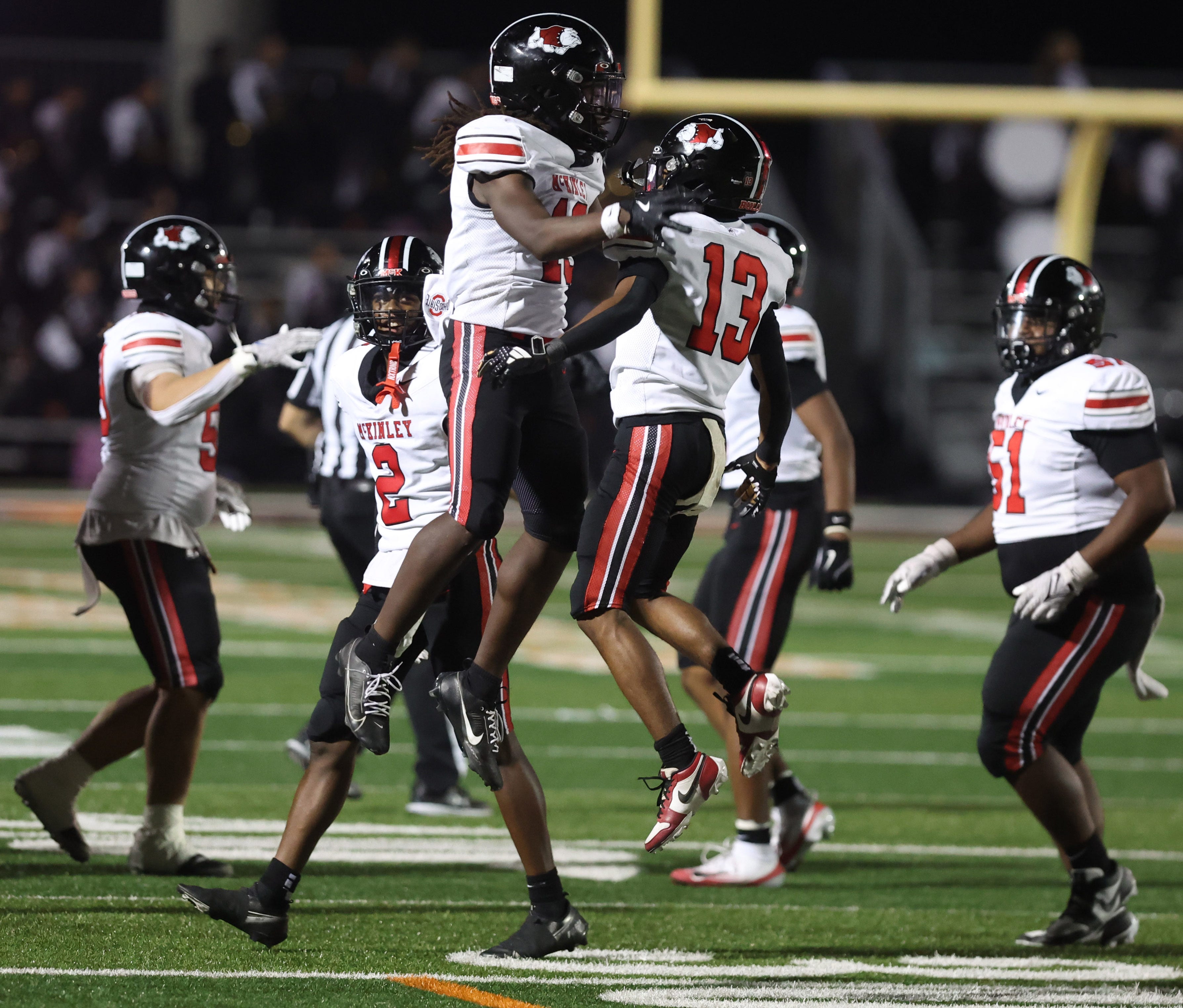 Ohio high school football score, Canton McKinley holds on vs. North ...