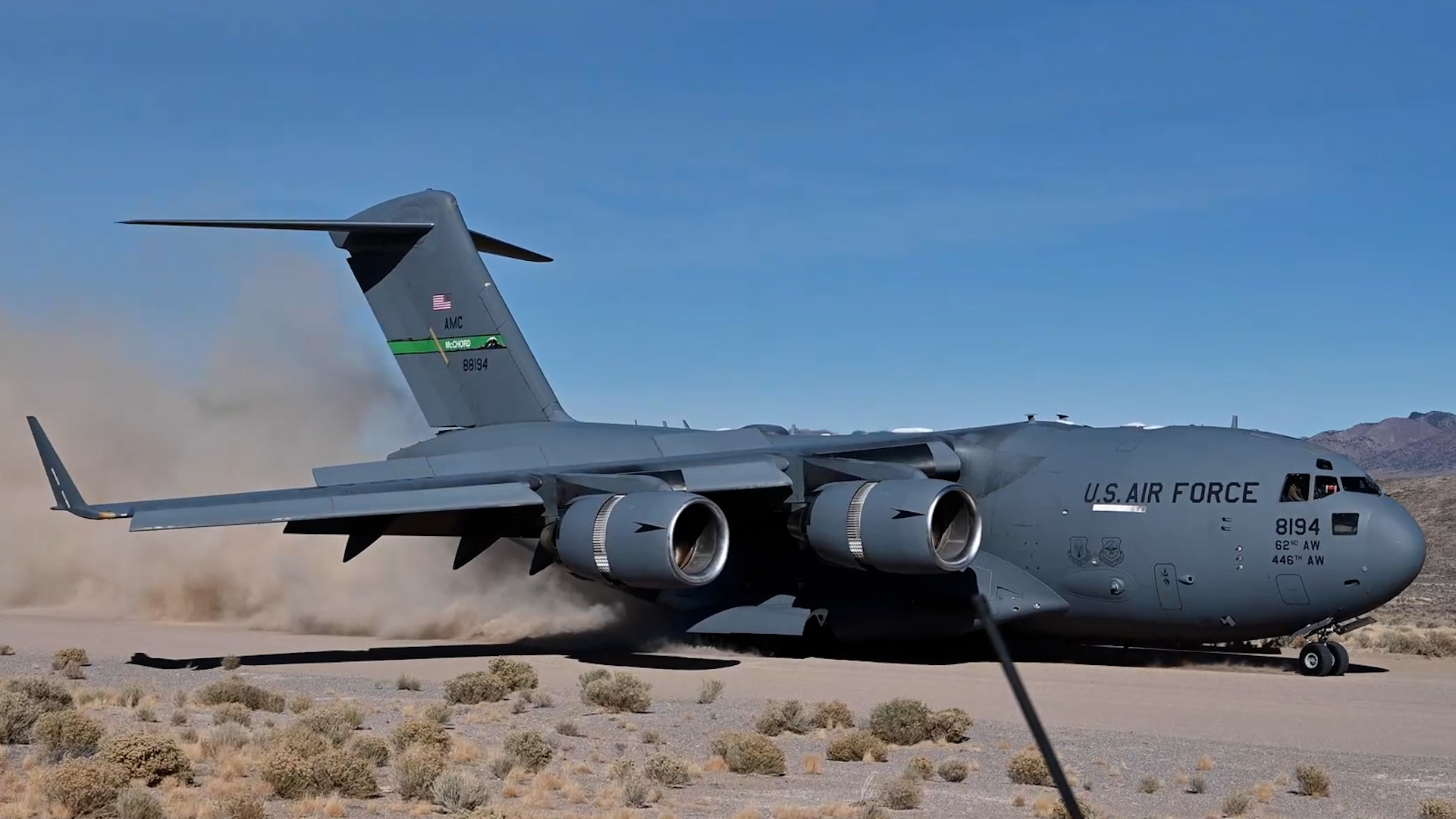Army Aircraft C-17 Globemaster III Arrivals and Departures