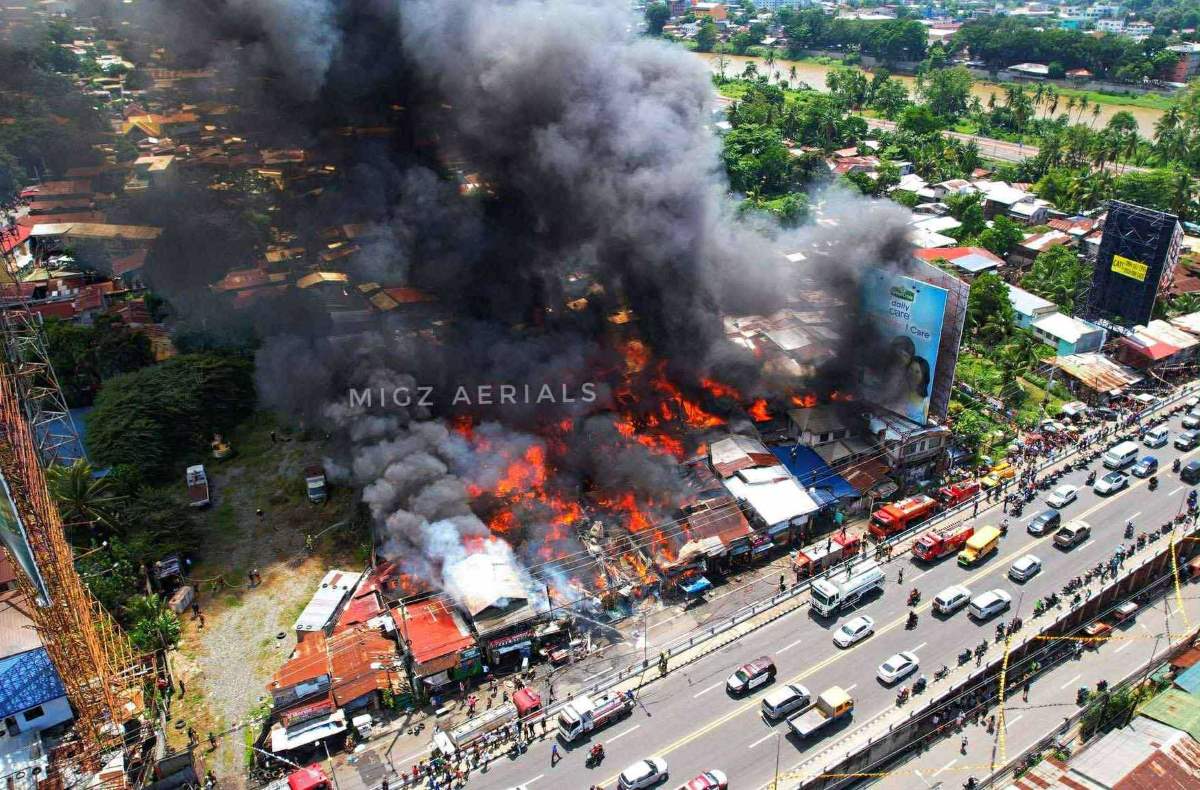 Over 400 families displaced by fire in Cagayan de Oro and Davao City