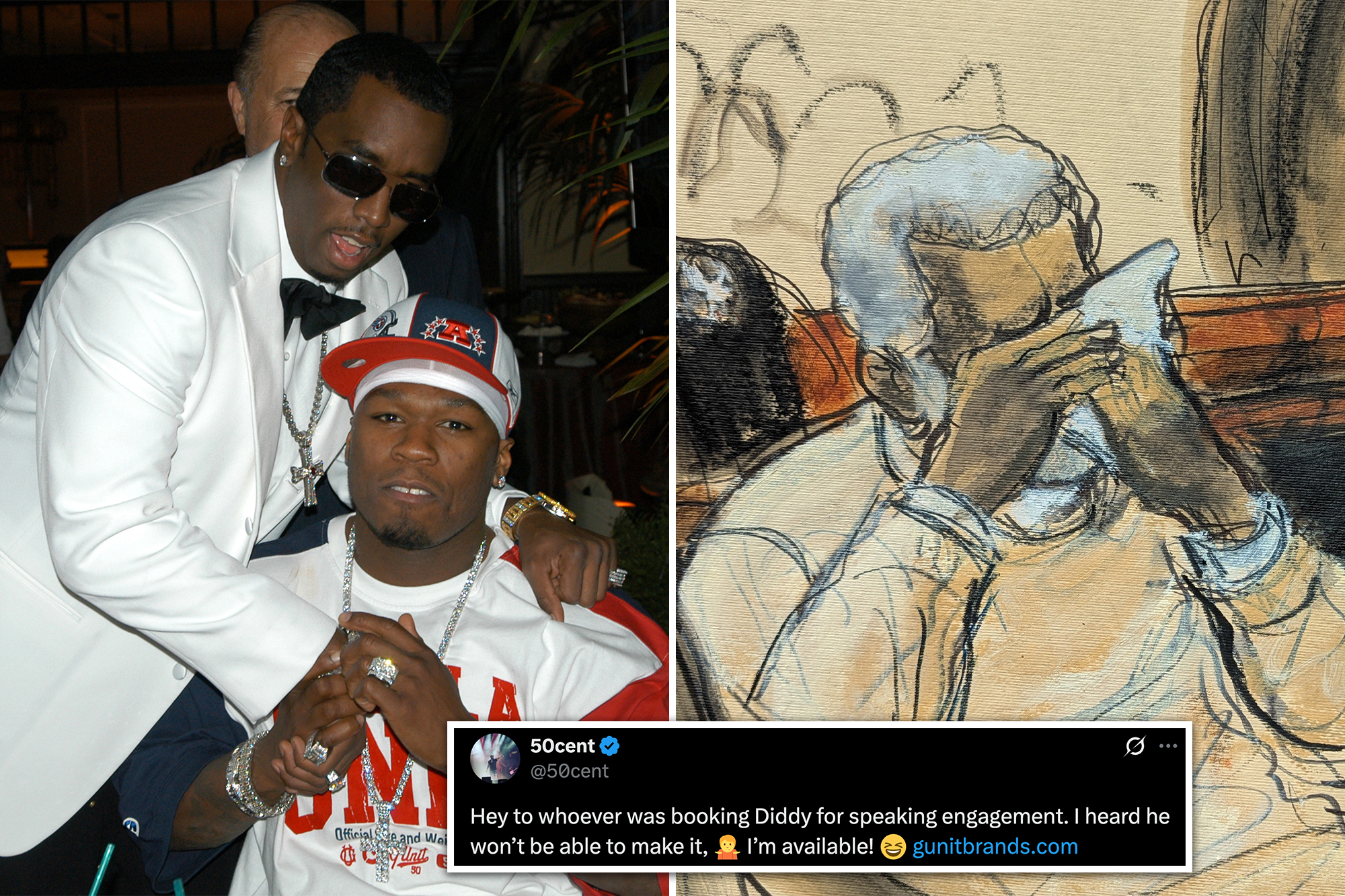 50 Cent trolls longtime rival Sean ‘Diddy’ Combs with brutal post ...