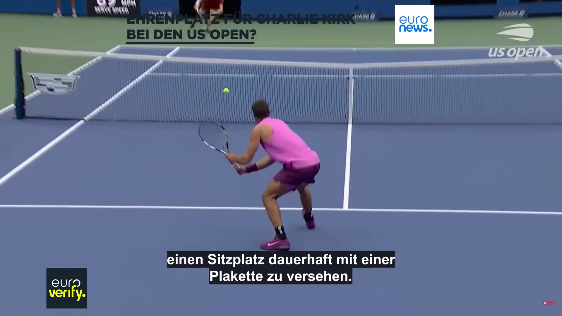 US Open: Hat Carlos Alcaraz Charlie Kirk einen leeren Sitz gewidmet?