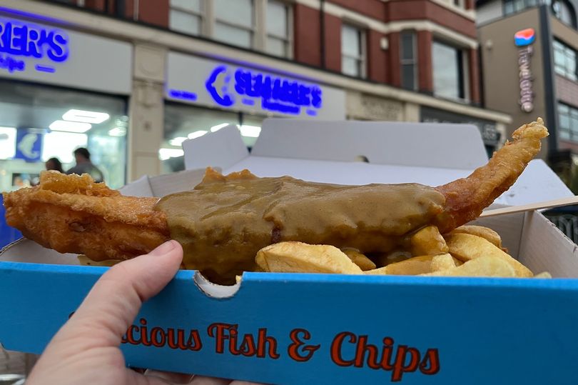 We had a perfect chippy tea at one of the region's best seaside towns