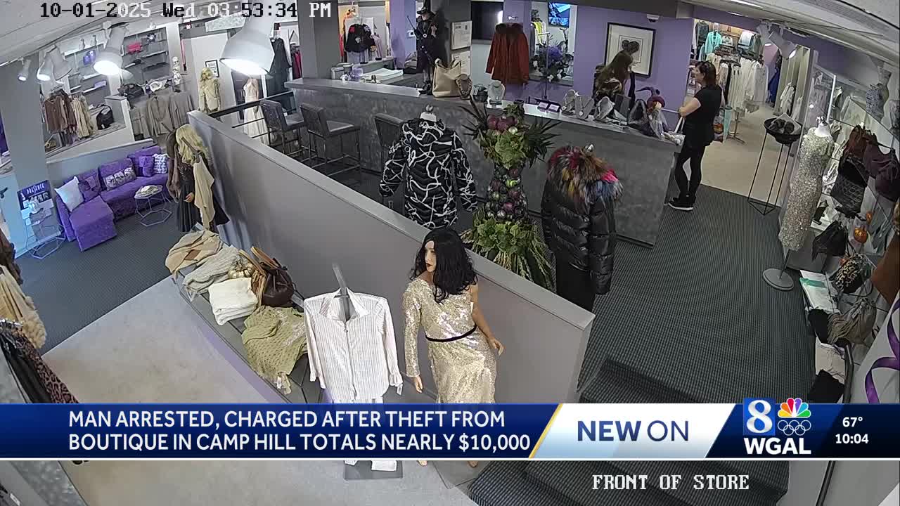 Caught on camera: Thief steals thousands in merchandise from Cumberland ...
