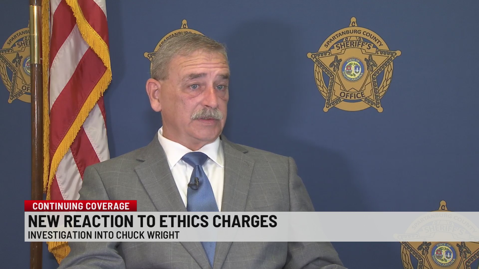 New reactions to Fmr. Spartanburg Co. Sheriff's ethics charges