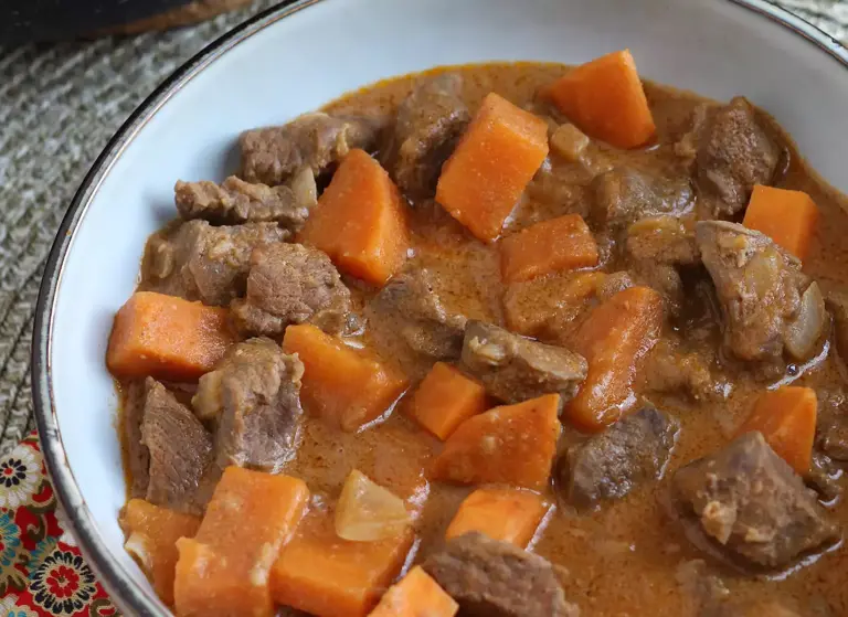 African mafé beef - easy and tasty recipe