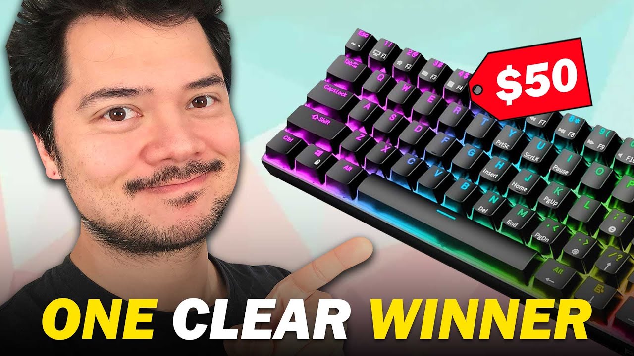 I found the best 60% keyboard for under $50! 💻