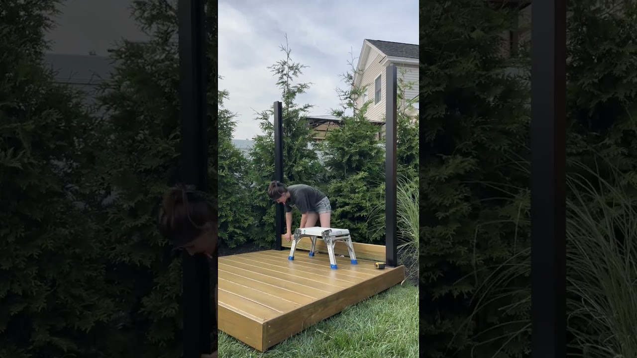 I built a deck in 1 weekend!
