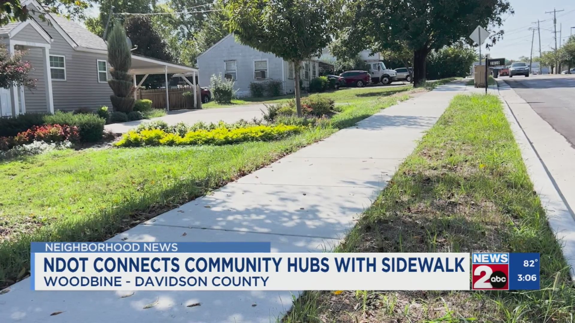 NDOT connects community hubs with sidewalk