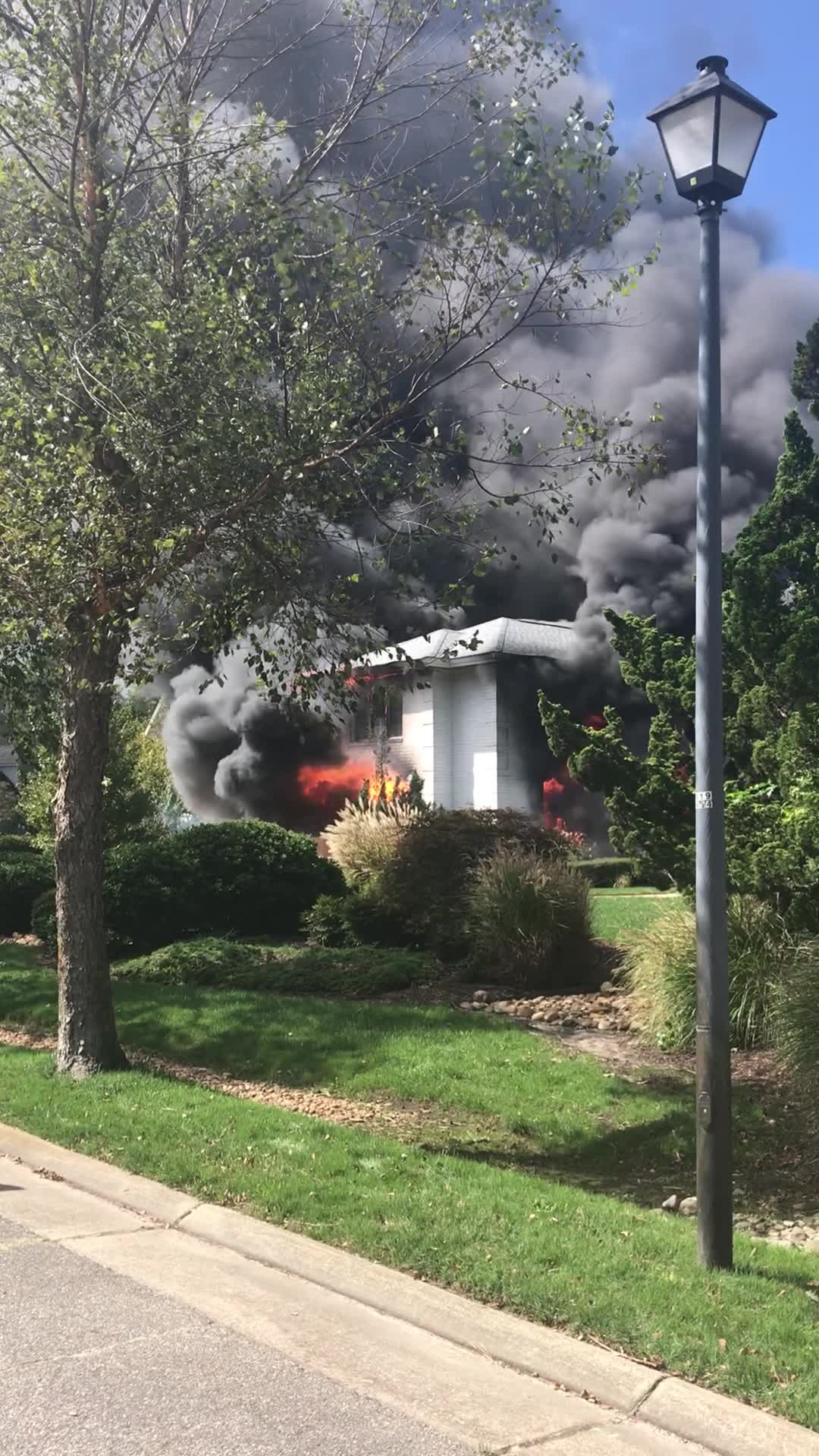 Virginia Beach house fire video captured by WAVY viewer