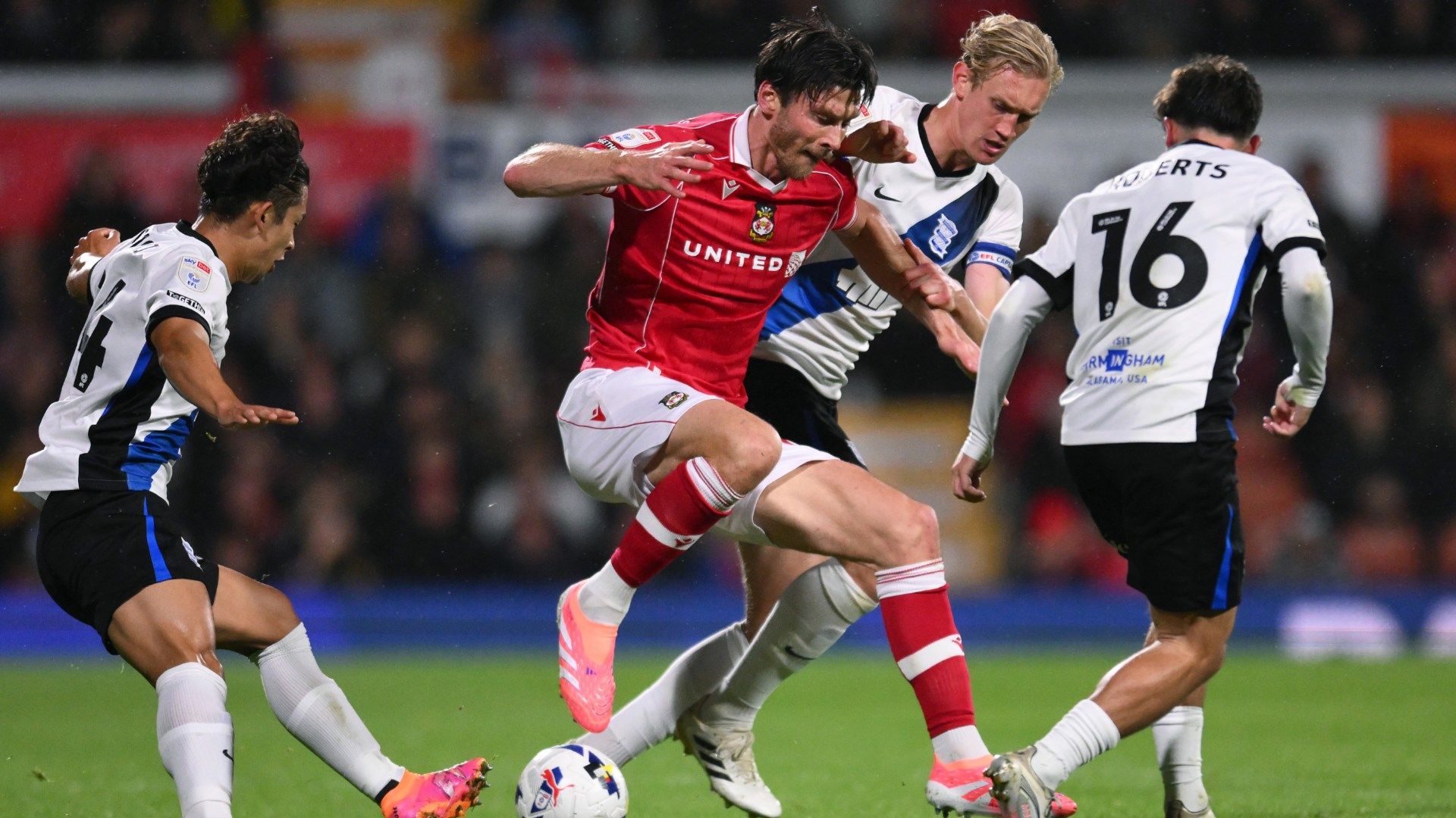 Wrexham's Championship woes continue in Birmingham draw