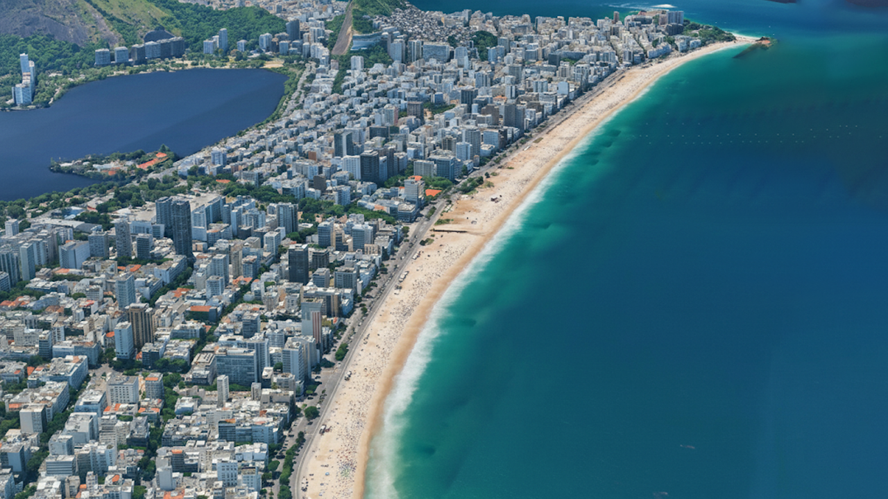 Tour virtual por la playa de Leblon – Río de Janeiro, Brasil