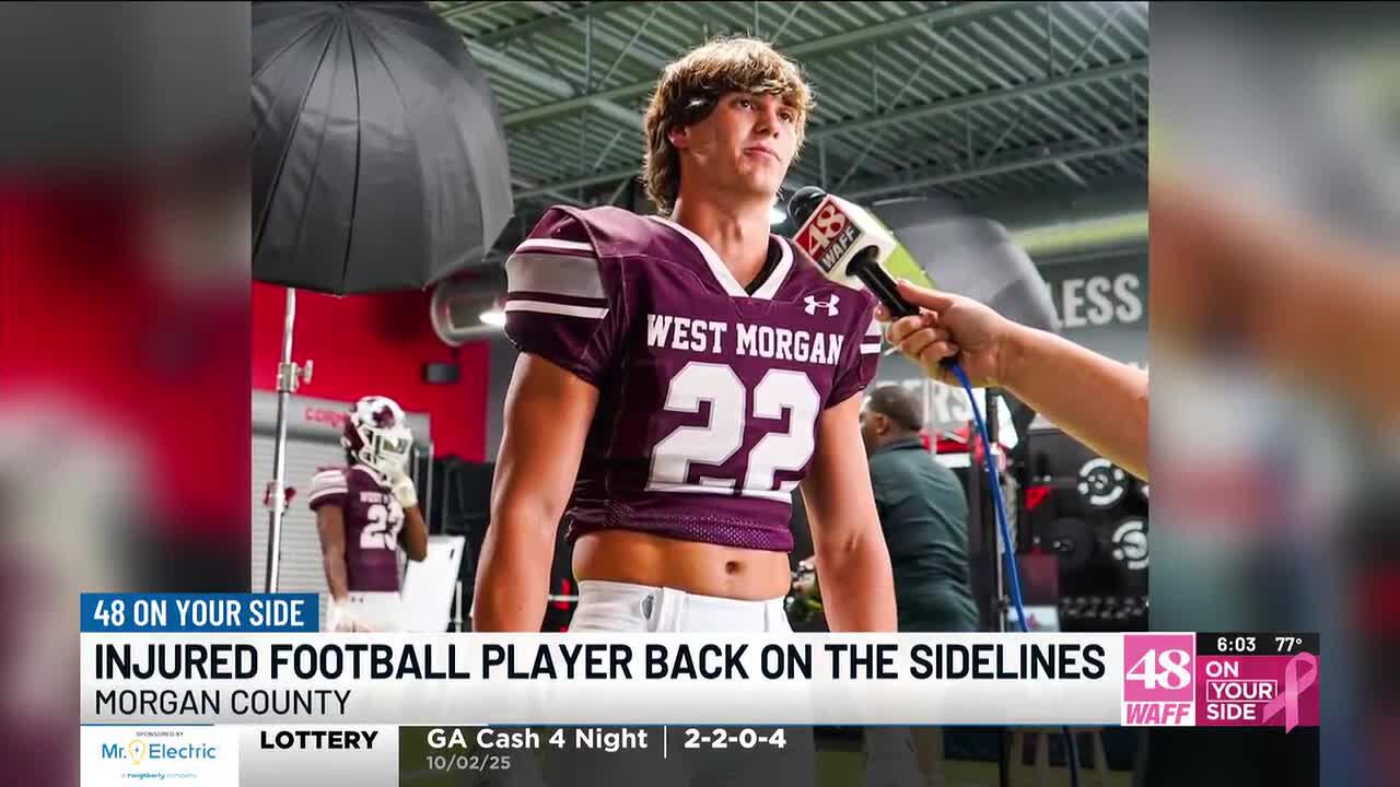 West Morgan football player who collapsed on the field last month ...