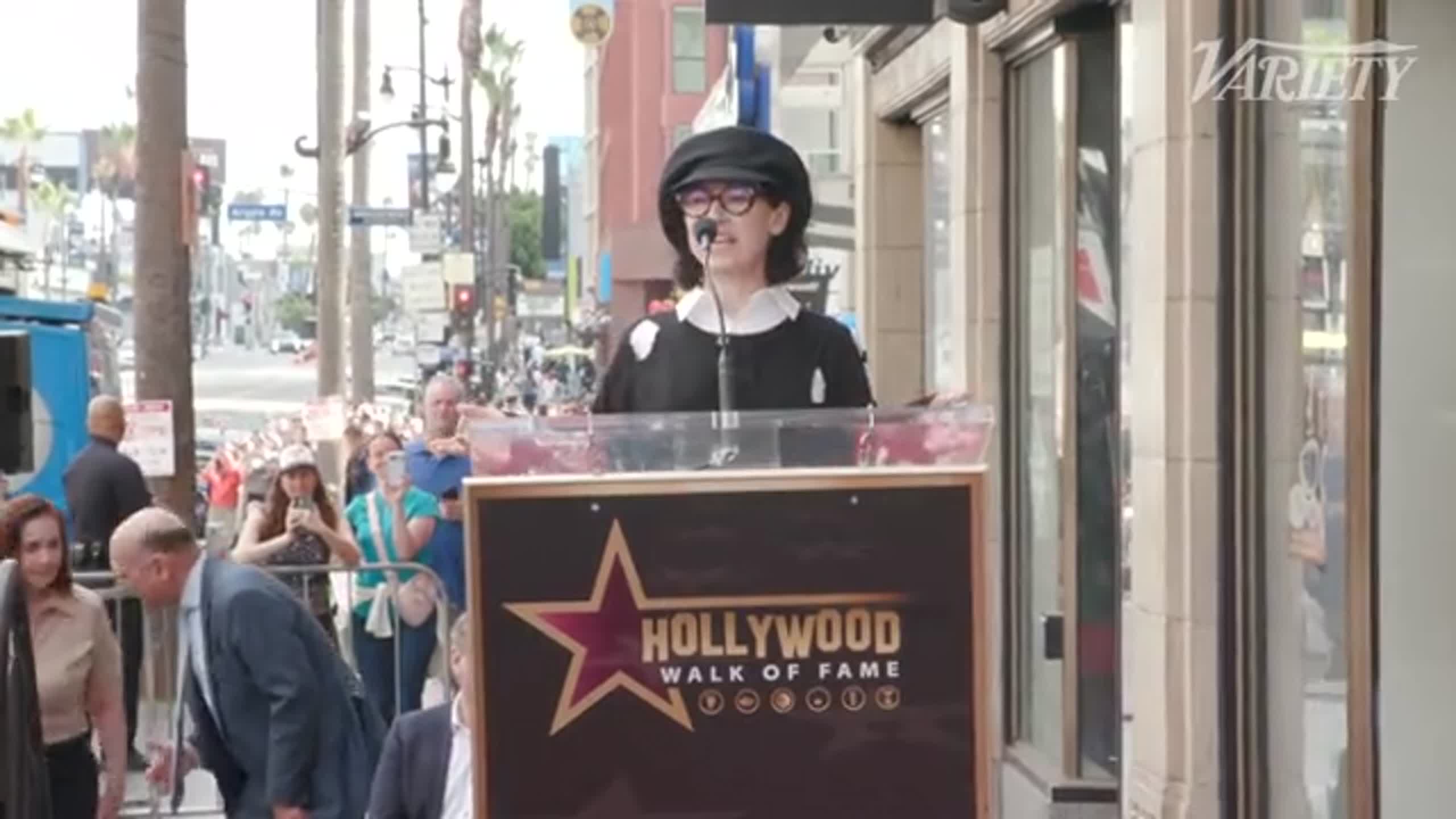 Amy Sherman-Palladino speaks in honor of Lauren Graham at her Walk of ...