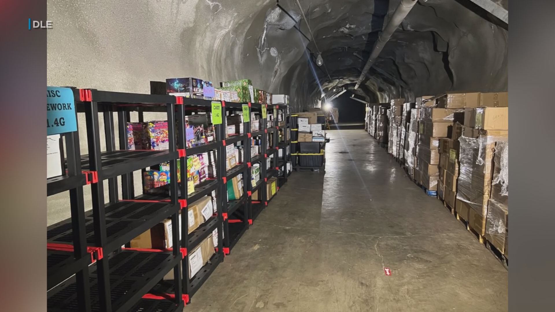State senate inspects confiscated fireworks bunker