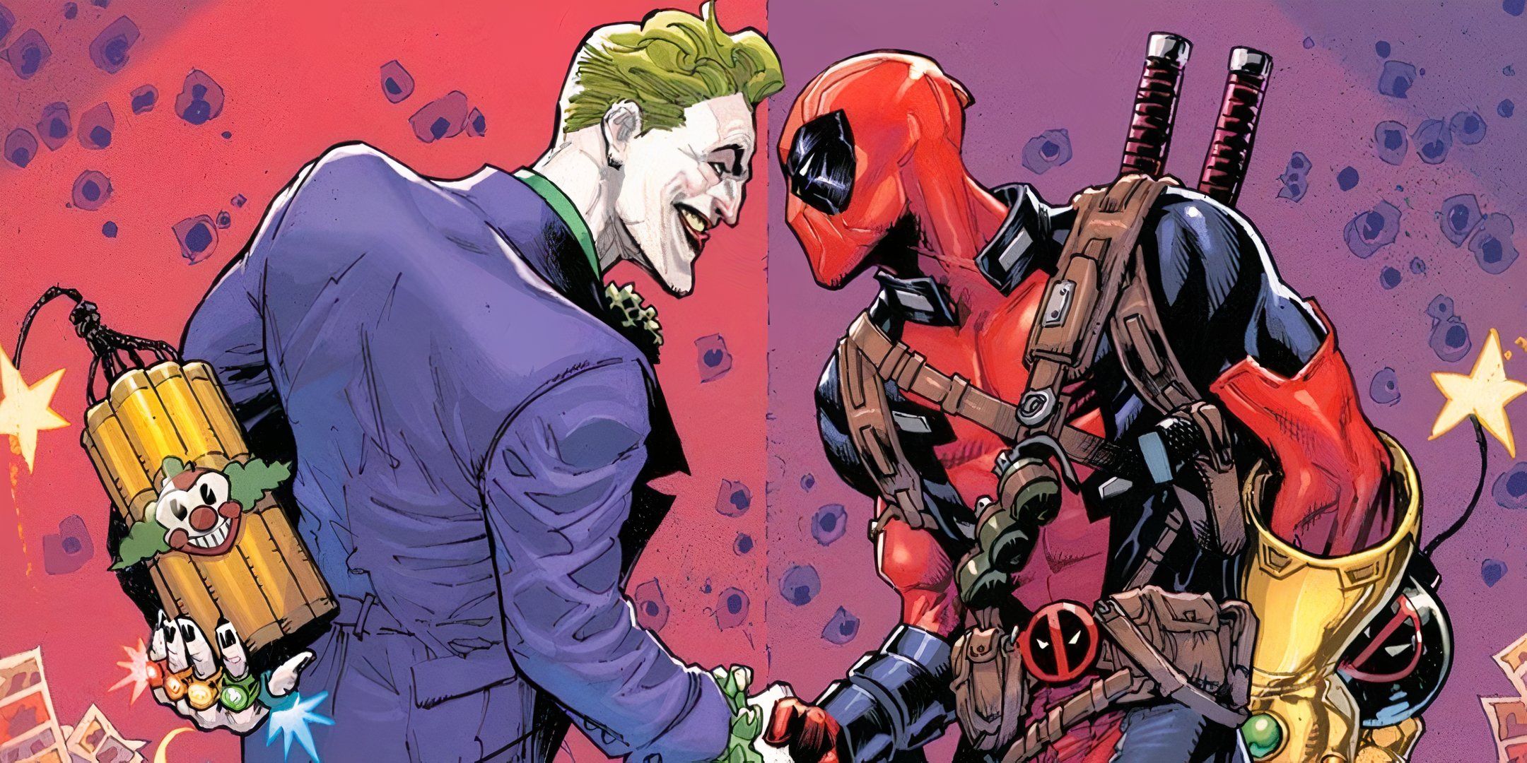 Deadpool Destroys Joker's Best Story in New Comic Cover