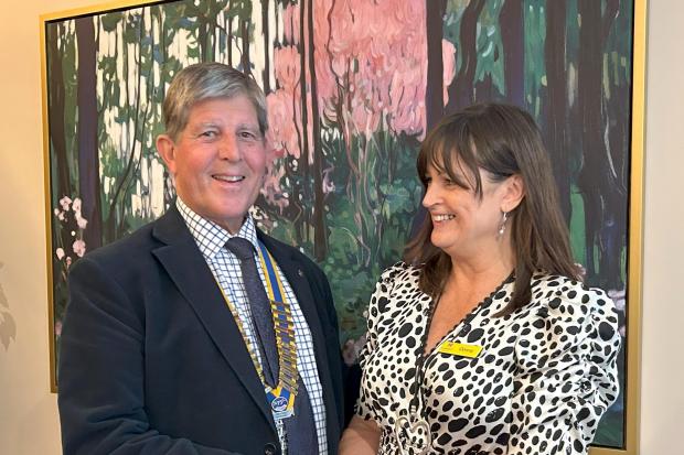 Care home worker becomes first corporate member of Rotary Club