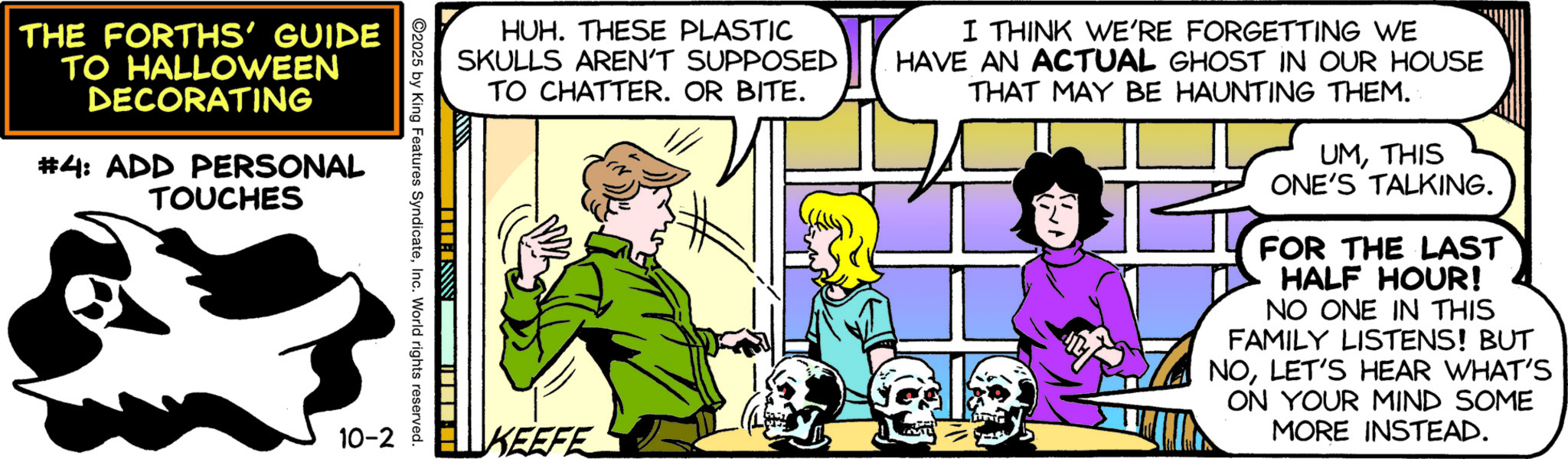 Sally Forth by Francesco Marciuliano; drawn by Jim Keefe