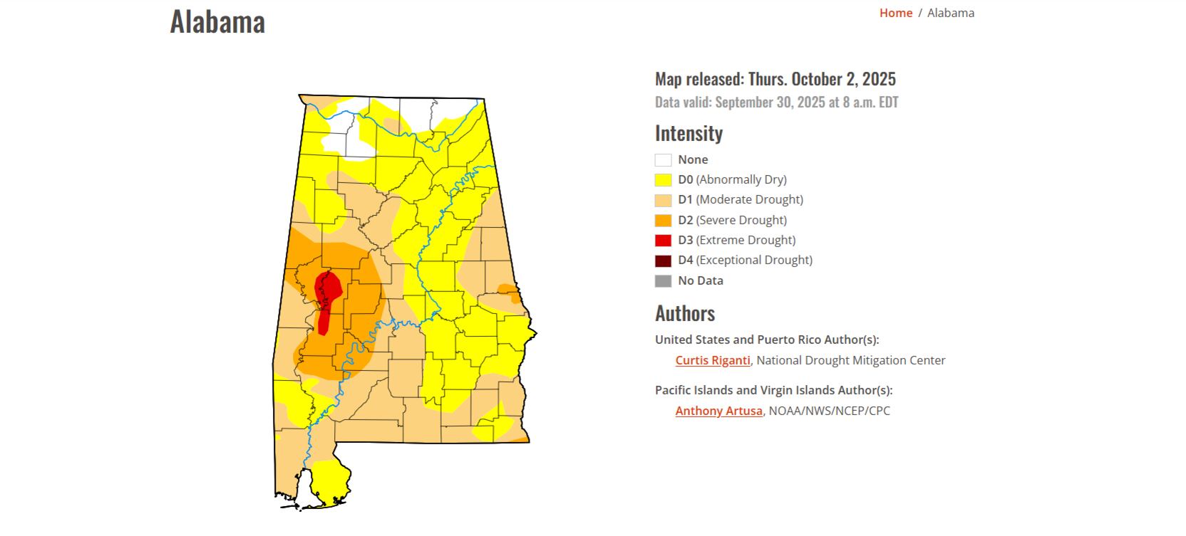 Fire dangers increase as drought continues to get worse in Alabama