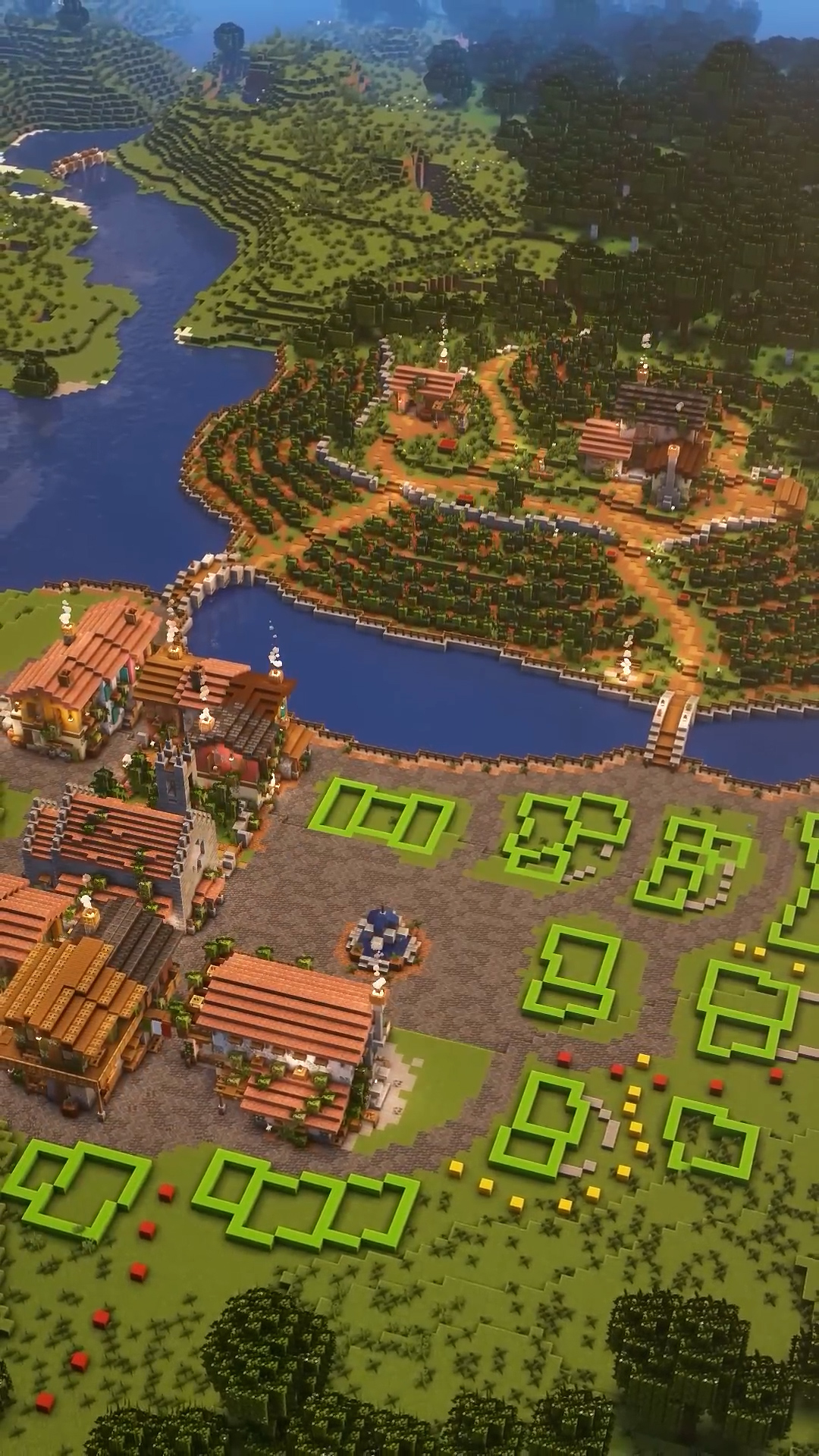 Minecraft Italian Village Build
