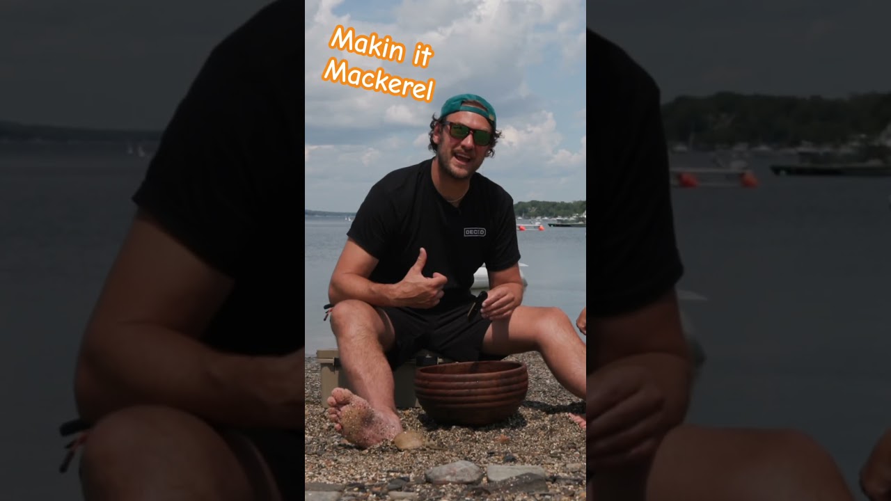 Roast fresh-caught mackerel for a simple seaside meal