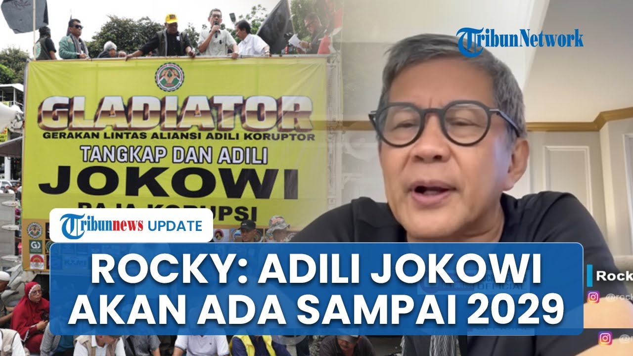 Reaksi Rocky Gerung soal Massa Adili Jokowi di KPK: Isu Ini Bakal ...