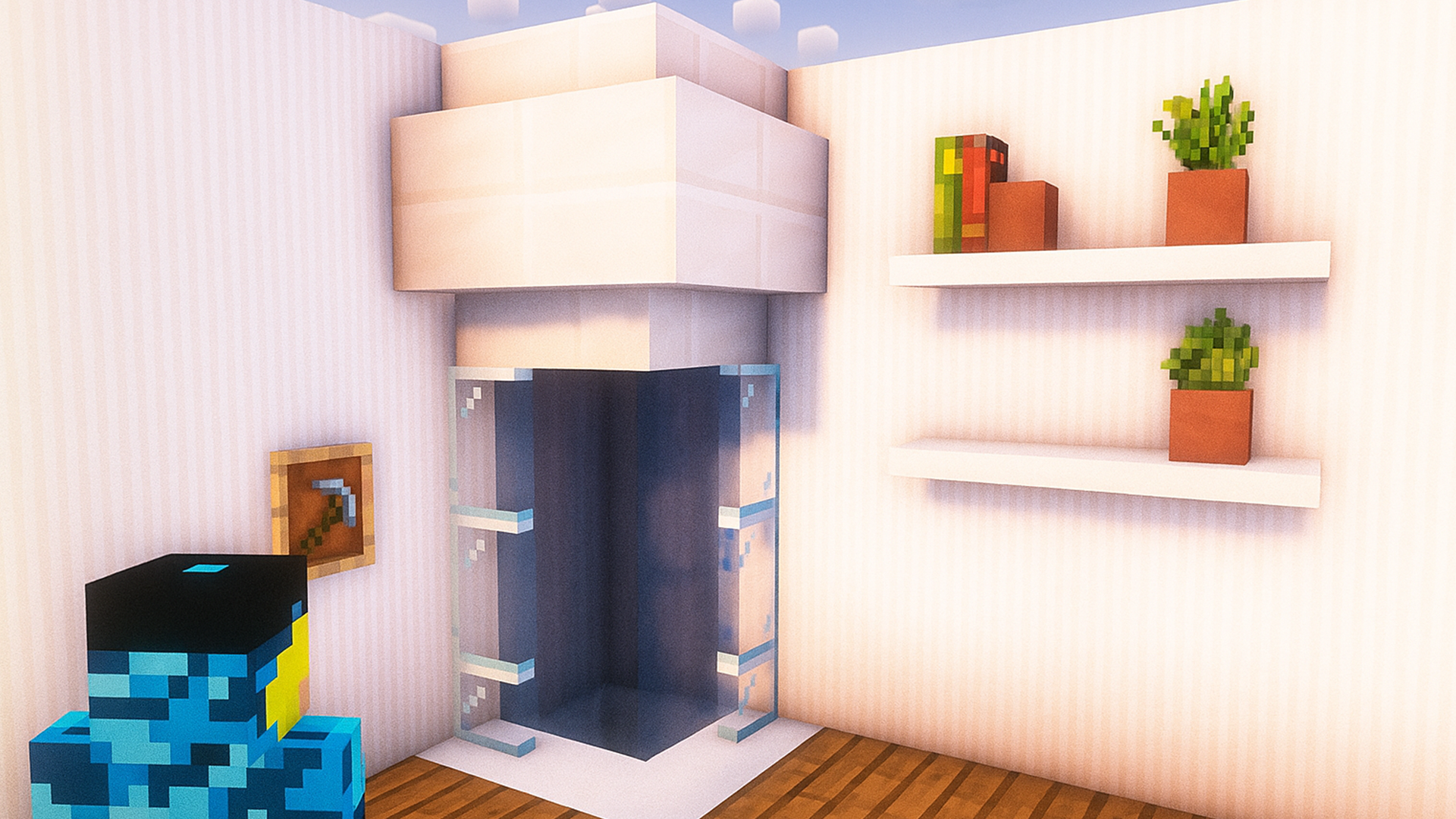 How to Build a Shower in Minecraft