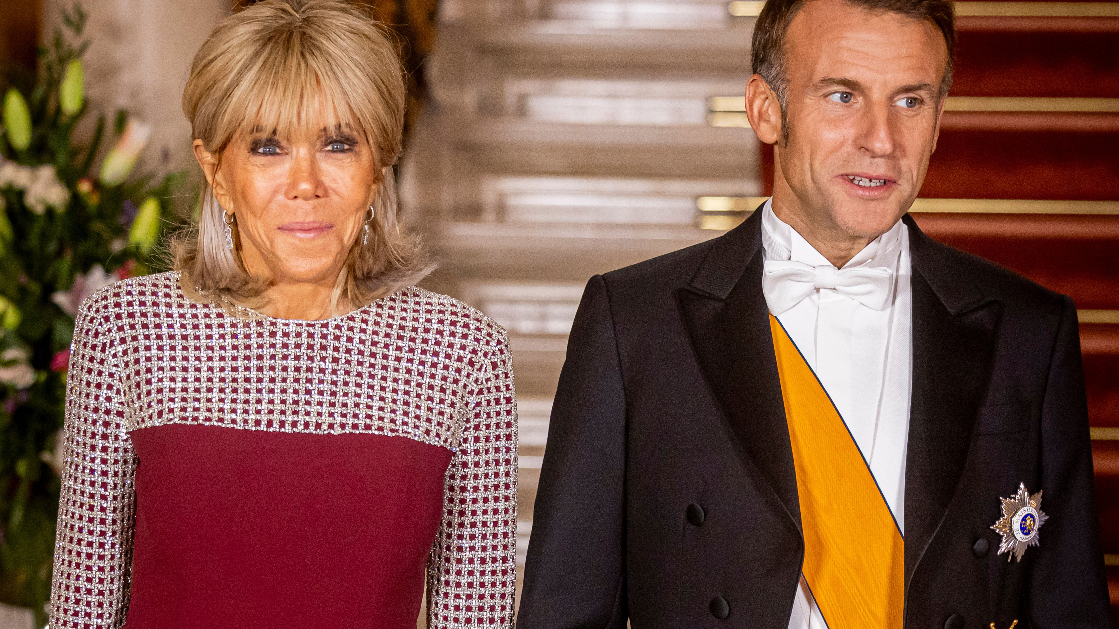 Brigitte Macron lśniła na abdykacji wielkiego księcia Luksemburga ...