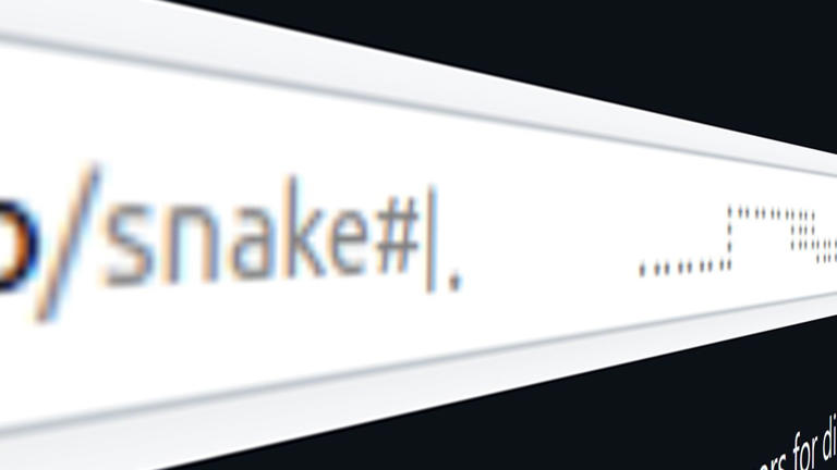 Classic Snake game now playable in your browser URL address bar ...