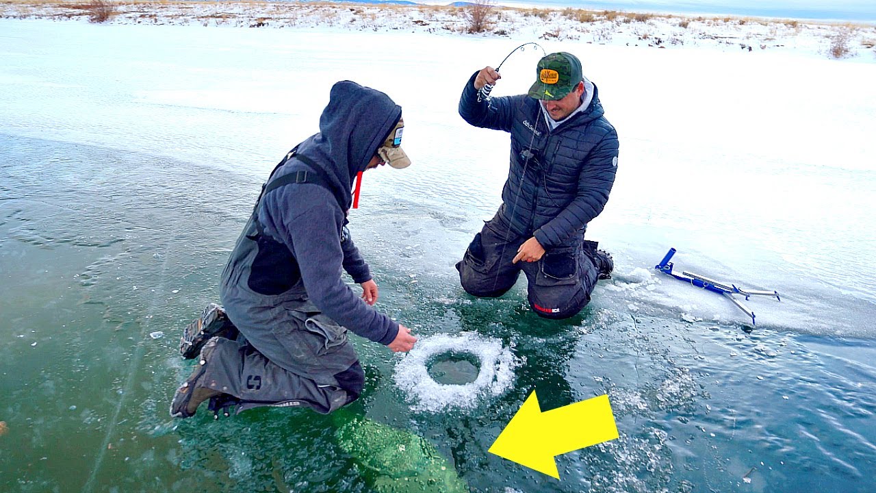 Ice fishing a tiny pond led to a rare trophy catch