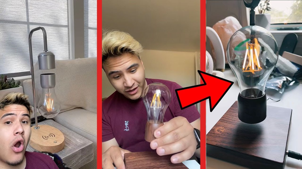 A light bulb that floats in midair