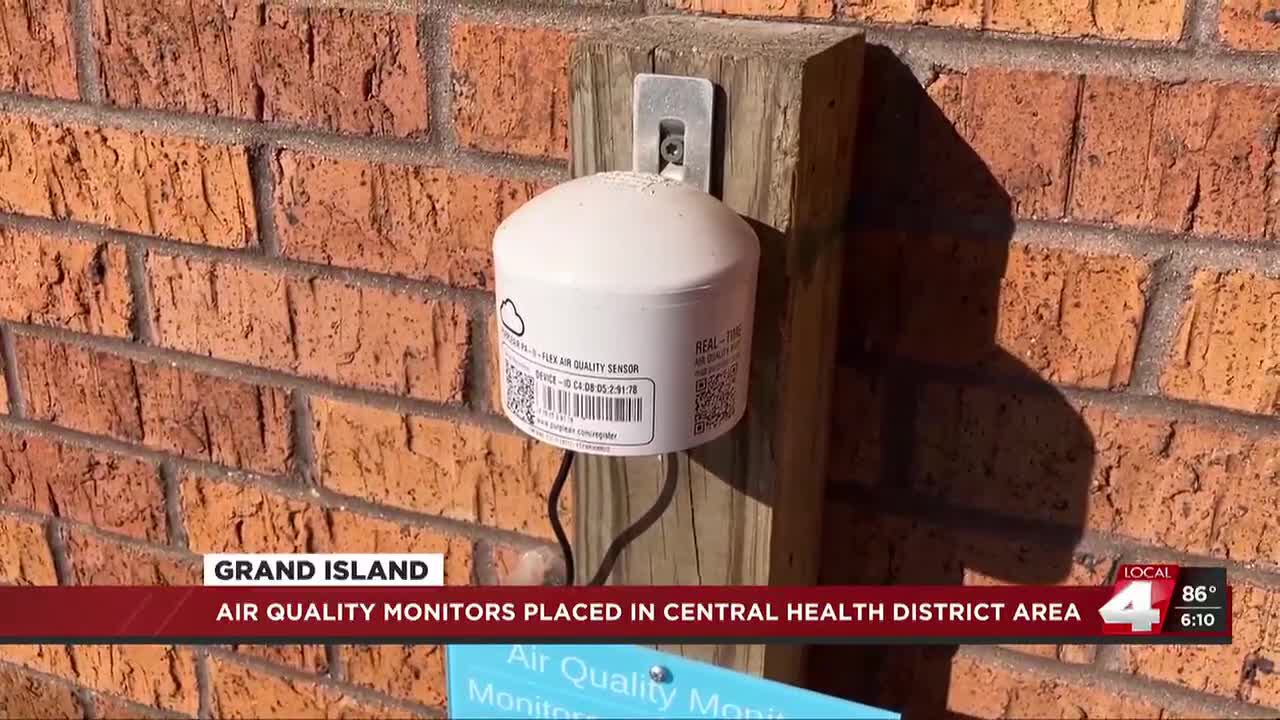 Air quality monitors placed in Central Health District area