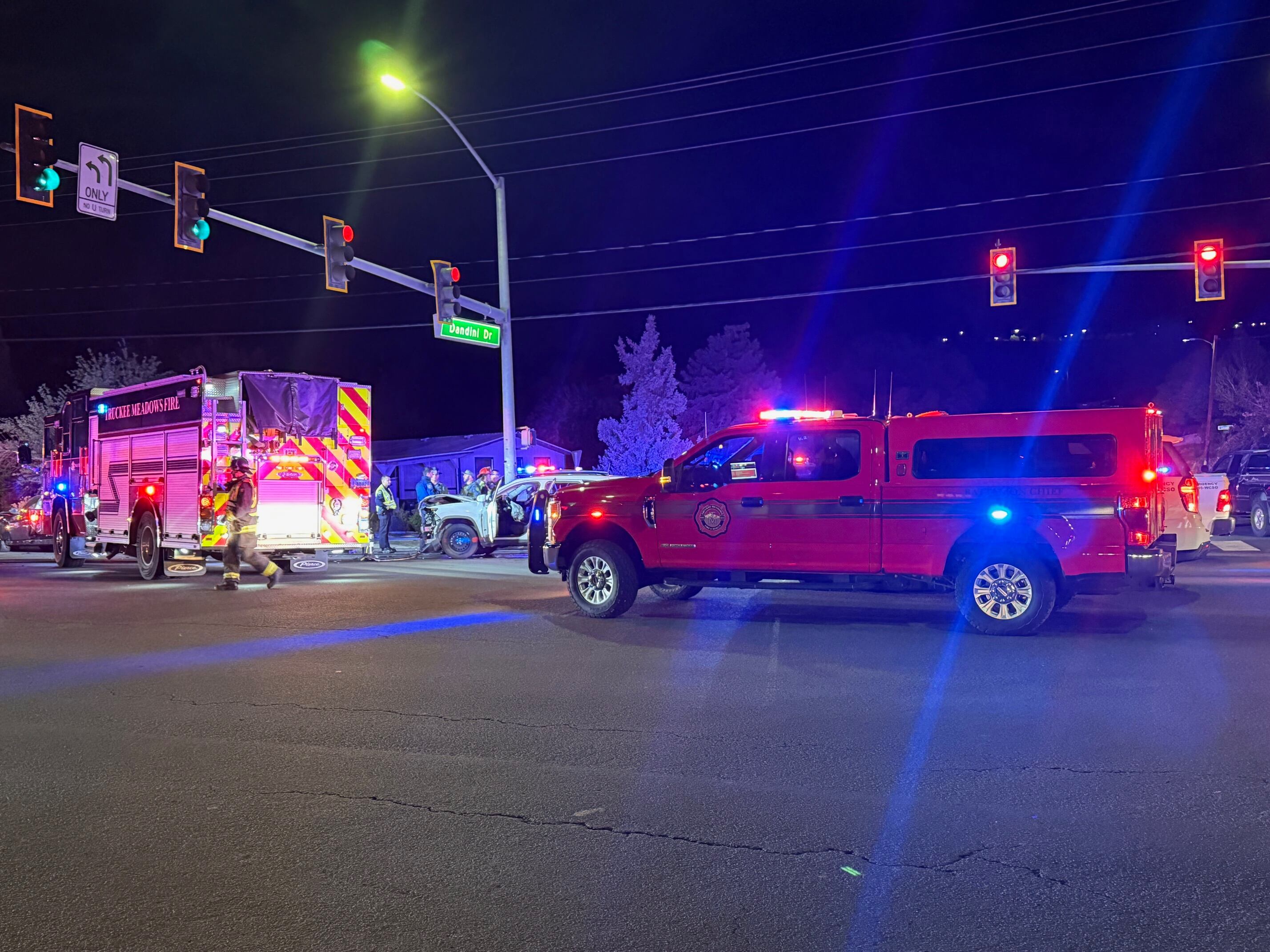 Injury Crash Blocks Sun Valley Intersection