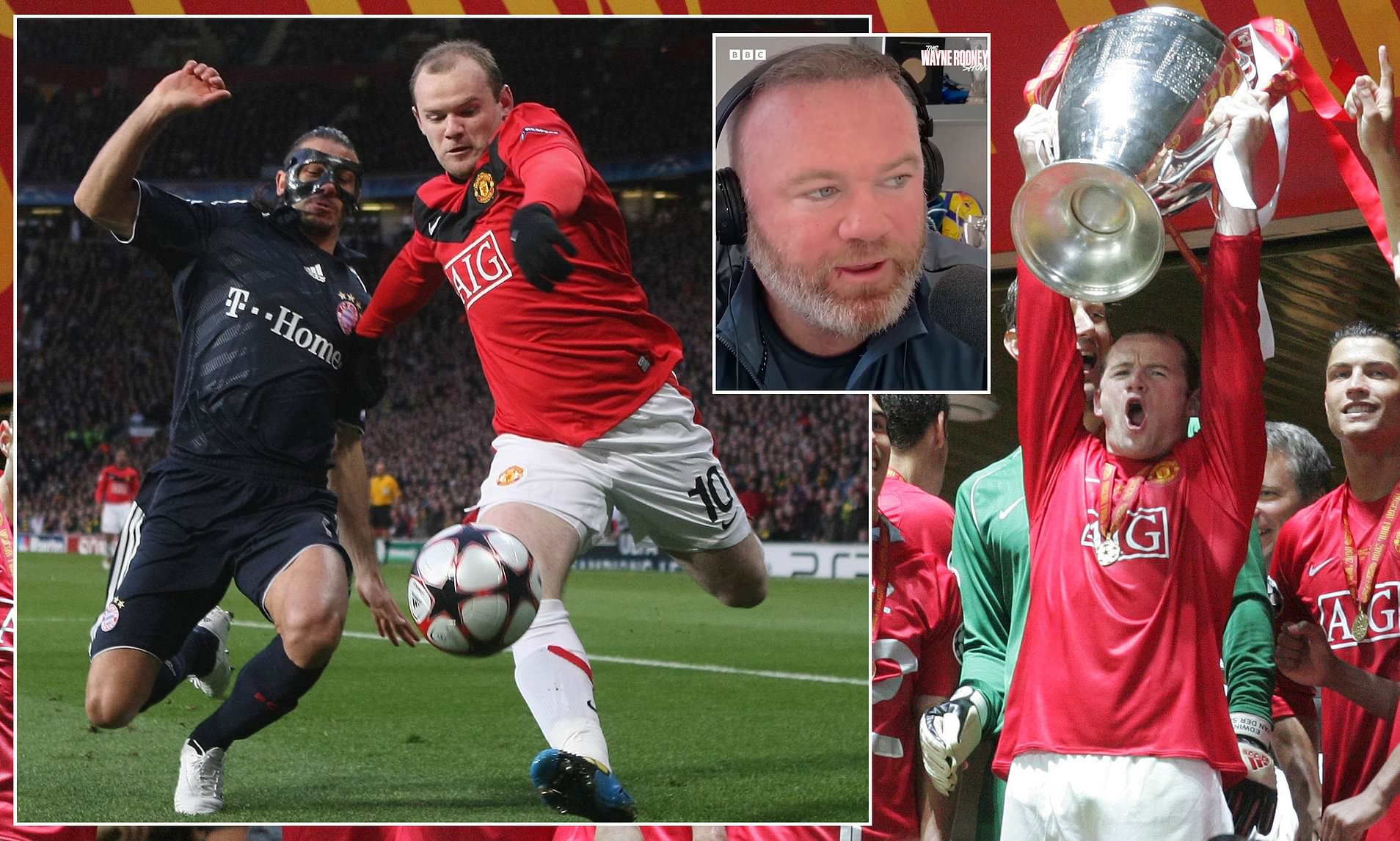 Rooney names the top five defenders he faced in the Champions League ...