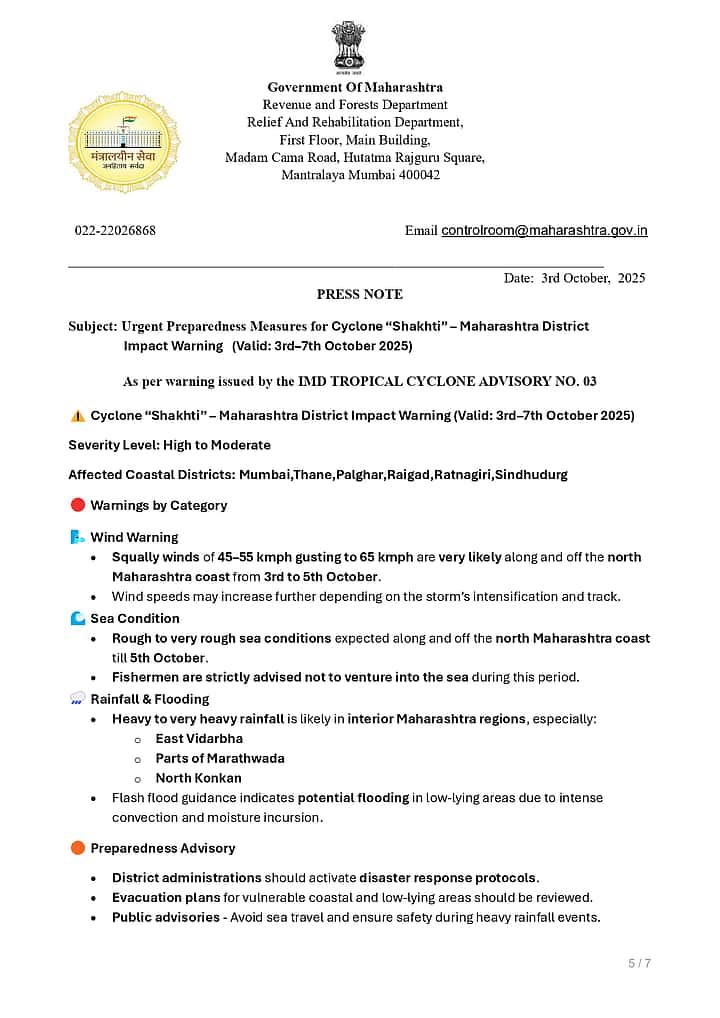 Cyclone Shakti Live Tracker: Severe Cyclonic Storm Forms Over Arabian ...