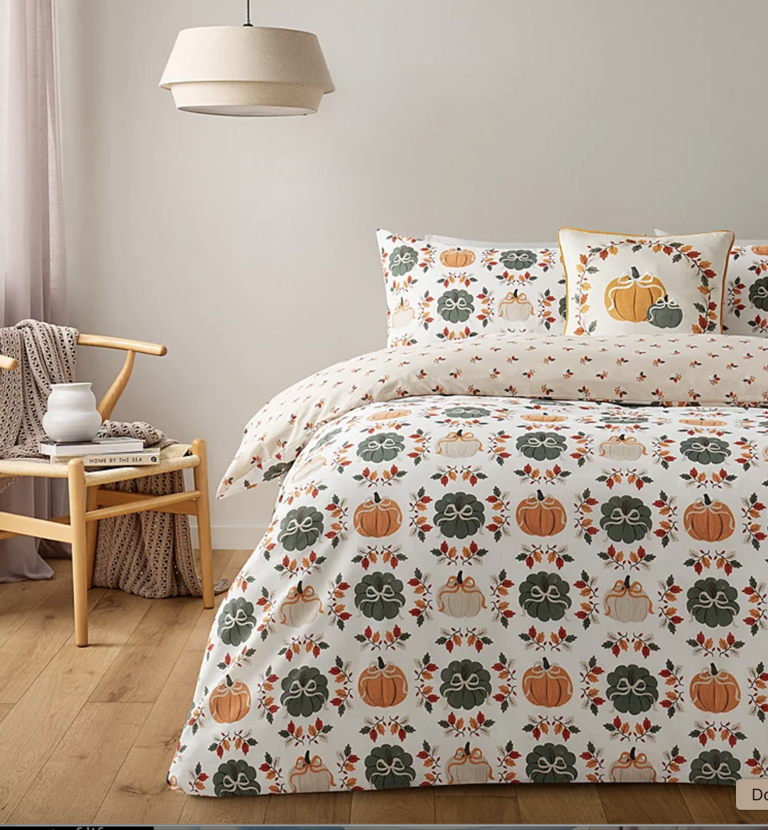 The pumpkin bedding trend is the autumn update your bedroom needs