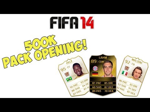 FIFA 14 - 500K pack opening!