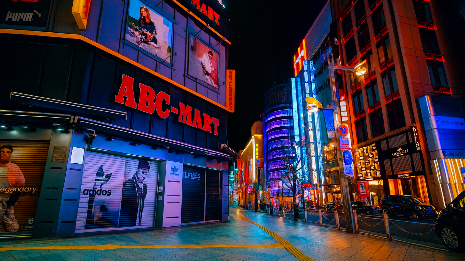 Passeio Noturno em Tóquio (4K)
