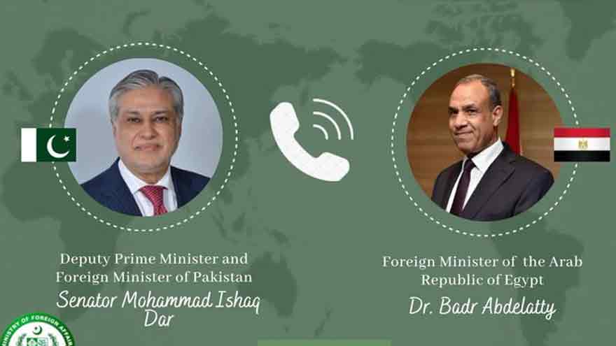 Pakistan, Egypt join forces to push for lasting peace in GazaPublished ...