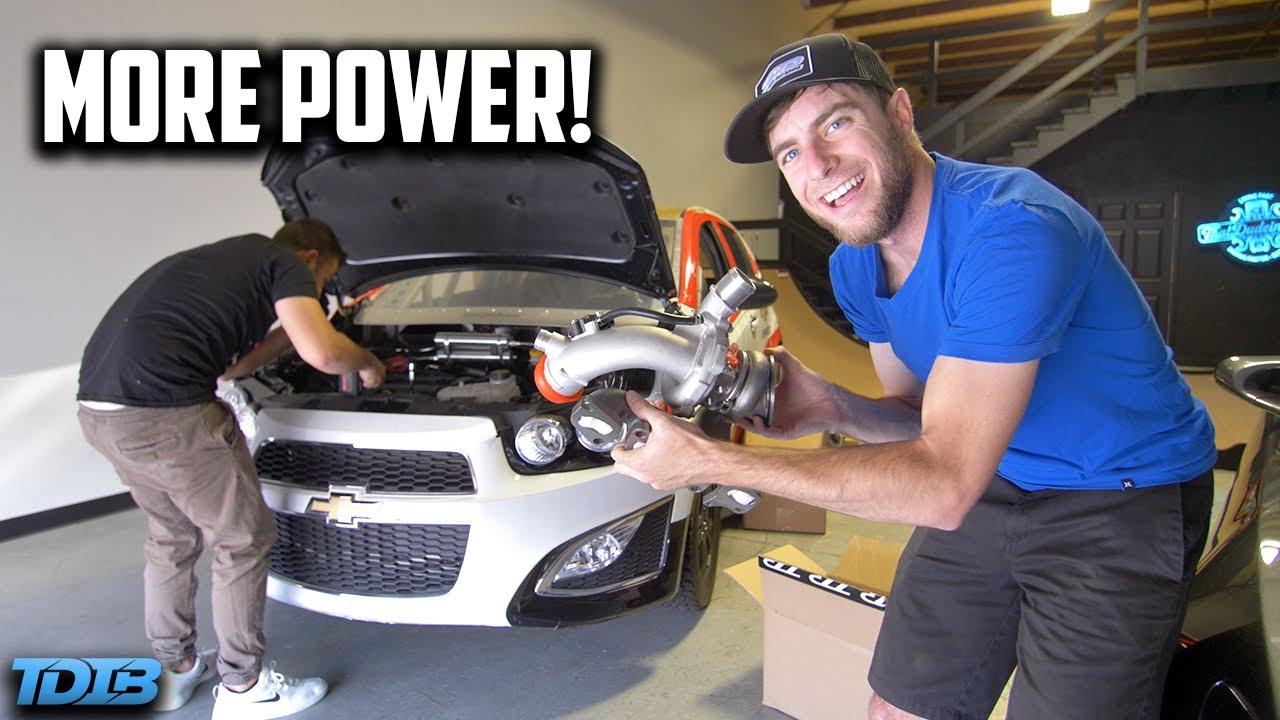 We put a big turbo on a Chevy Sonic (because why not)