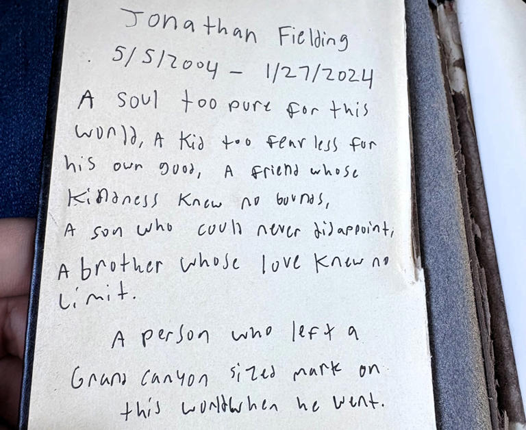 A Utah teen fell to his death. Strangers at the cliff keep his memory ...