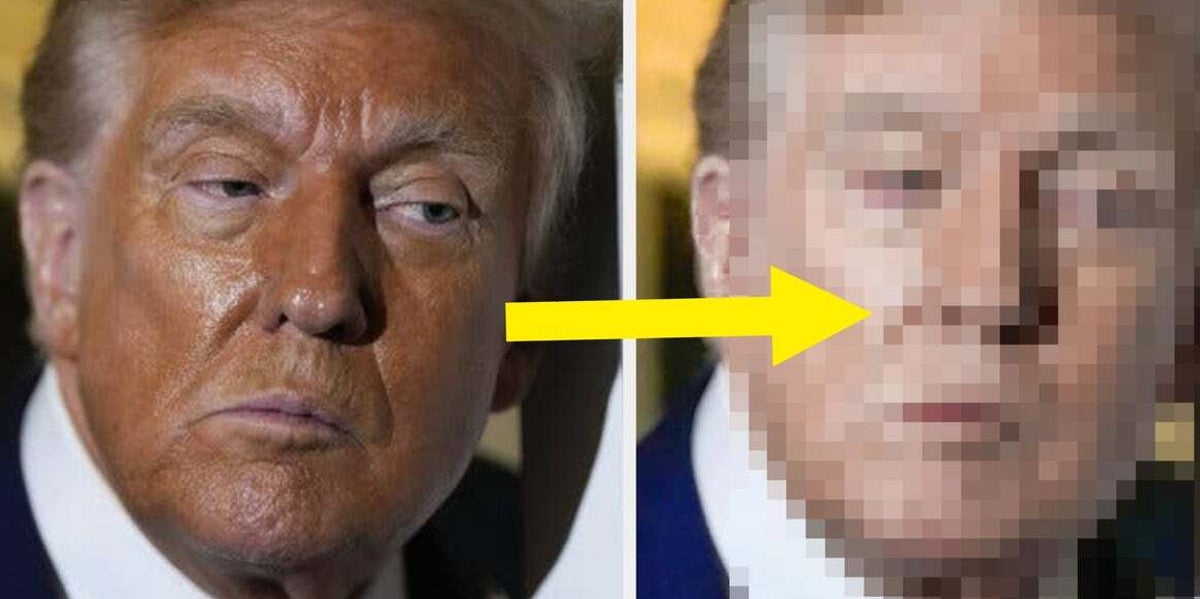 Someone 'Removed Trump’s Orange Makeup To See How He Looks Underneath ...