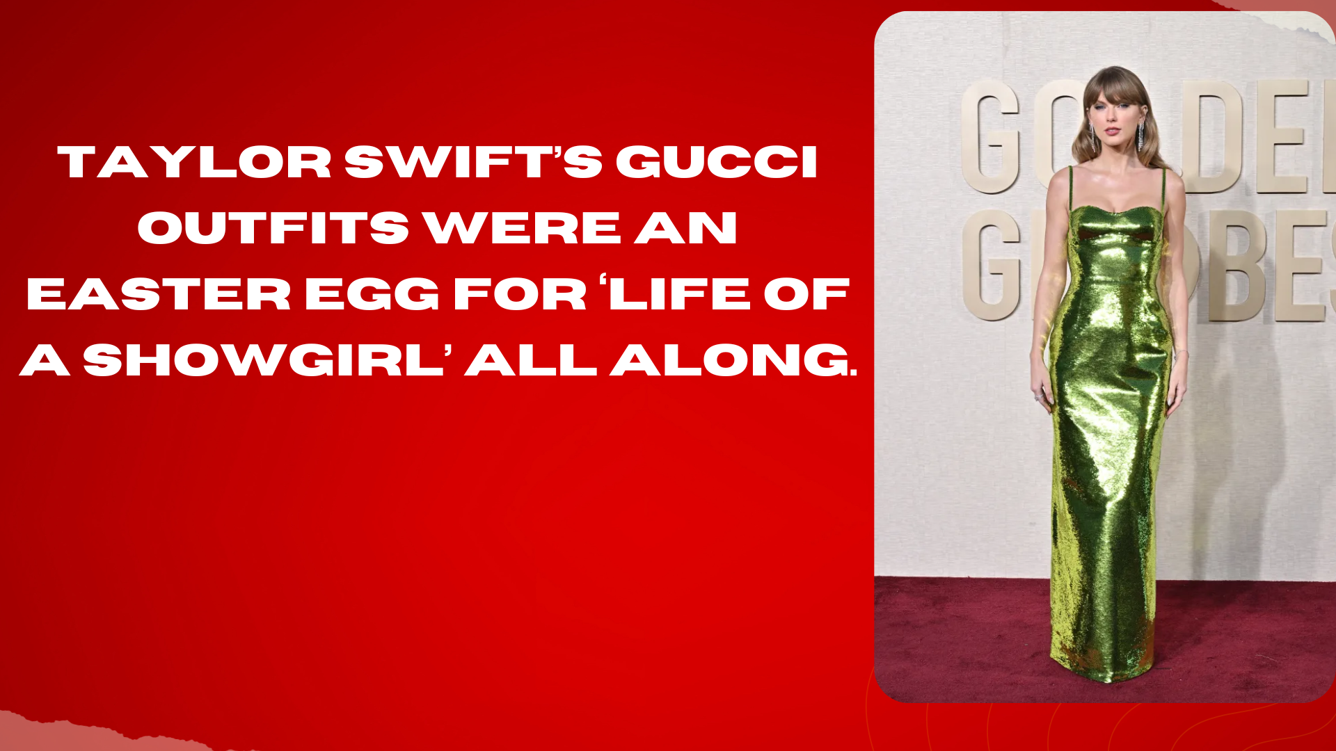Taylor Swift’s Gucci Outfits Were An Easter Egg For ‘Life Of A Showgirl ...