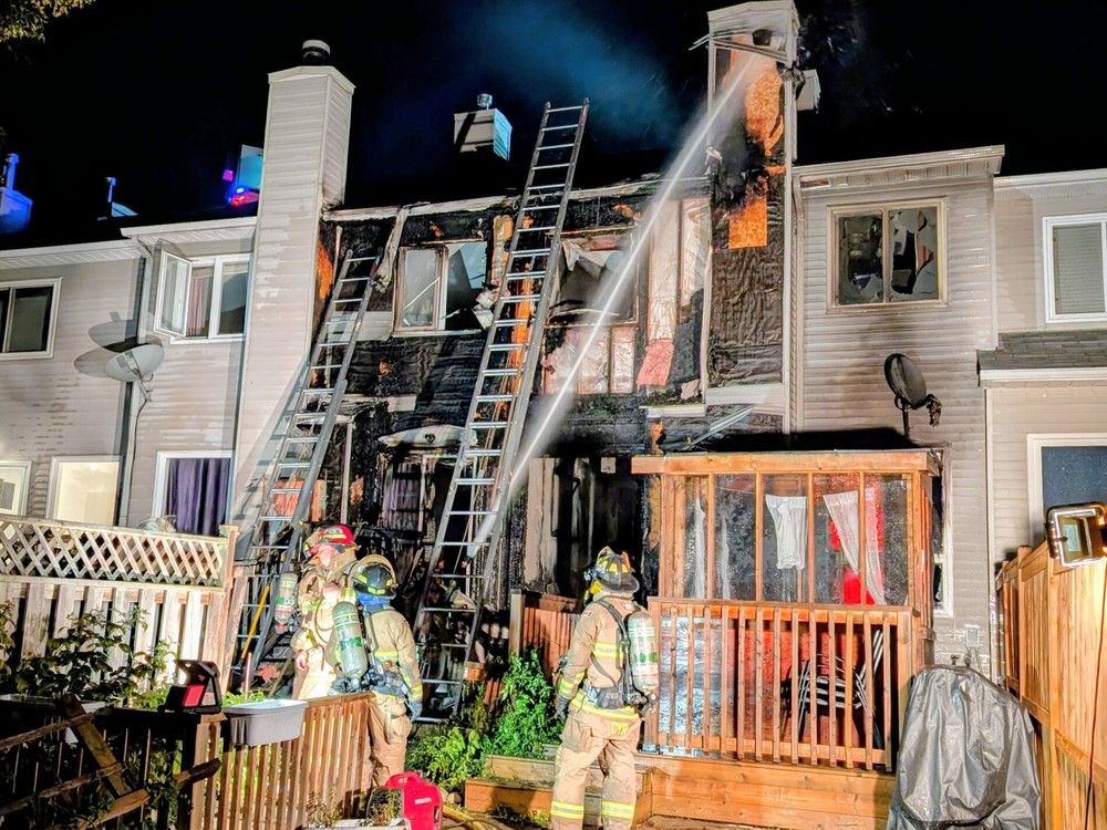 Firefighters quell east end townhouse fire
