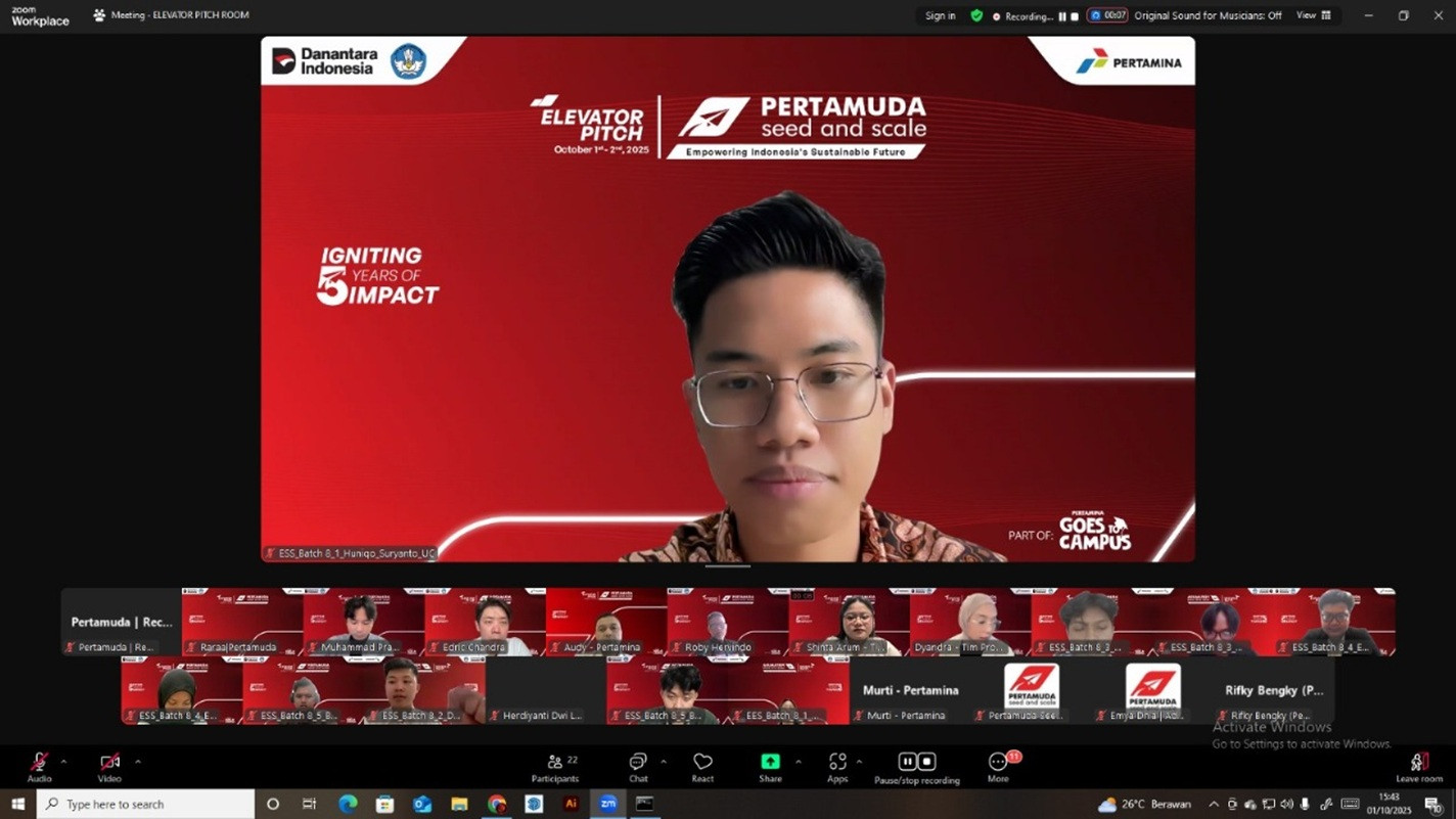 Pertamuda Seed and Scale 2025: Pertamina Rilis Top 40 Peserta Lulus ke ...