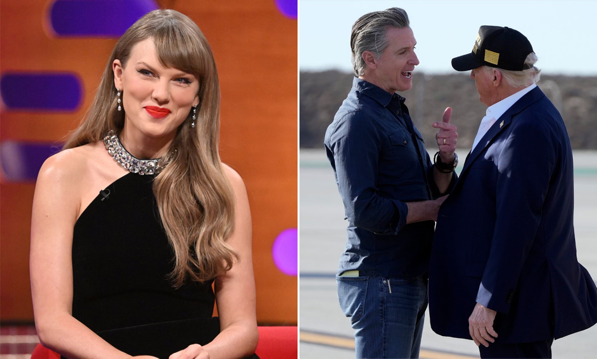 Newsom's desperate attempt to be relevant by using new Taylor Swift ...
